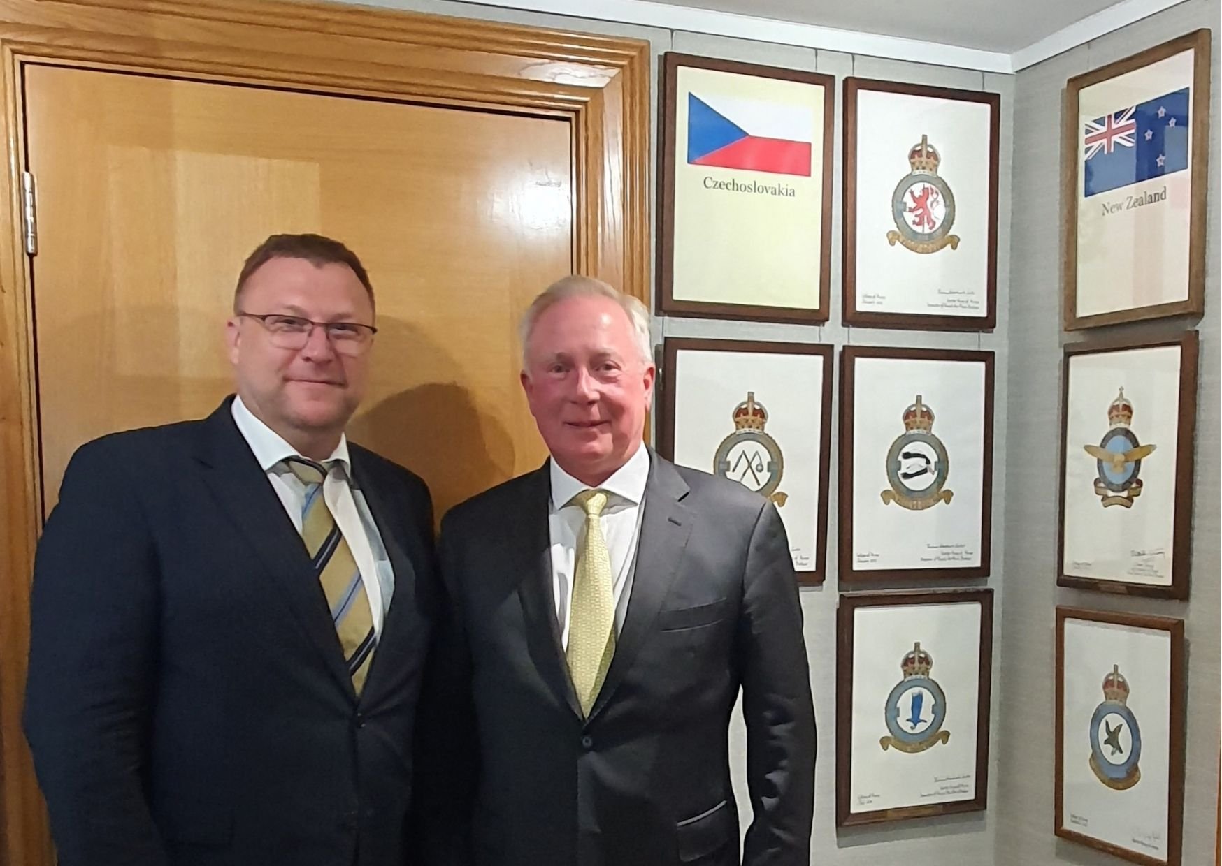 Honouring Czech pilots who served in the RAF during World War II